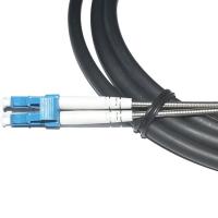 China FTTA Fiber Optic Patch Cord Duplex Rugged LC Fullaxs IP65 2 Core 4.8mm for sale