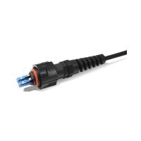 China ODVA Mpo Fiber Optic Patch Cord Duplex IP67 Waterproof  DX for sale