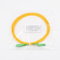 China E2000 Fiber Optic Patch Cord Simplex Single Mode 3m UPC to LC Connector Low Loss for sale