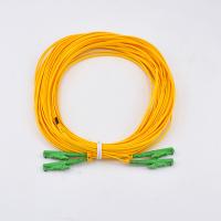 China E2000 Fiber Optic Patch Cord Simplex Single Mode 3m UPC to LC Connector Low Loss for sale