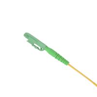 China Simplex Multimode LX.5 Fiber Optic Patch Cord OM2 0.2dB Black 2.0mm for sale