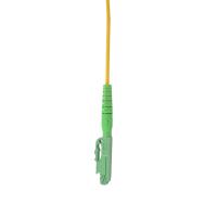 China Simplex Multimode LX.5 Fiber Optic Patch Cord OM2 0.2dB Black 2.0mm for sale