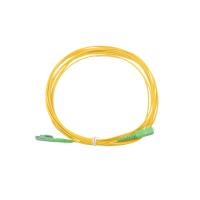 China Simplex Multimode LX.5 Fiber Optic Patch Cord OM2 0.2dB Black 2.0mm for sale
