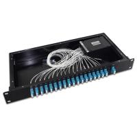 China 4 Channel DWDM Mux Demux 1271nm Optical Multiplexer Demultiplexer Low Insertion Loss for sale