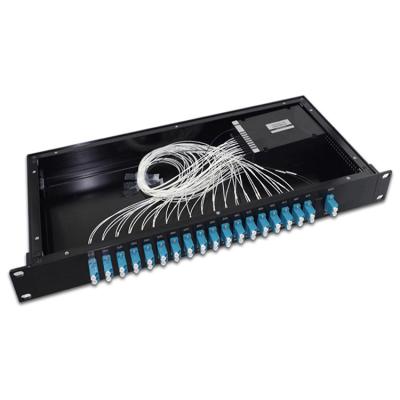 China 4 Channel DWDM Mux Demux 1271nm Optical Multiplexer Demultiplexer Low Insertion Loss for sale