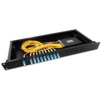 China 4 Channel DWDM Mux Demux 1271nm Optical Multiplexer Demultiplexer Low Insertion Loss for sale