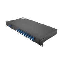 China FTTH 16 Channel DWDM MUX DEMUX 1U Rack Mount Low Insertion Loss 5.5dB Duplex LC for sale