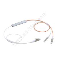China FTTH OM3 1x2 Steel Tube PLC Splitter 1260-1650nm Low Insertion Loss for sale