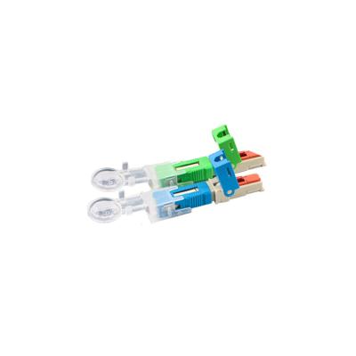 China 50MM Length FTTH SC UPC Fiber Optic Quick Connector for sale