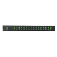 China 1x16 1U Rack Mount Fiber Optic PLC Splitter For Telecommunication for sale