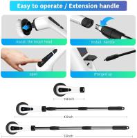 China Handheld Electric Spin Scrubber For Bathtub Cleaning for sale