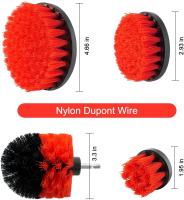 China 17 Inch 19PCS Car Detailing Drill Brush Kit PP Microfiber for sale