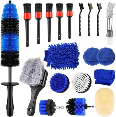 China Blue Color 20 PCS Car Detailing Kit Support OEM for sale