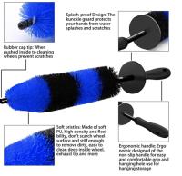 China Nylon 8Pcs Car Detailing Brushes Kit For Washing Wheels Interior Exterior for sale