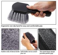 China Nylon 8Pcs Car Detailing Brushes Kit For Washing Wheels Interior Exterior for sale