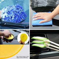 China Microfiber 10 PCS Car Cleaning Kit for Interior Exterior Detailing for sale