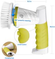 China Handheld Electric Spin Scrubber Cordless Rechargeable Portable for sale