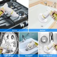 China Handheld Electric Spin Scrubber Cordless Rechargeable Portable for sale