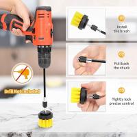 China Strong Cleaning 7 Pieces Cordless Screwdriver Brush Save Time for sale