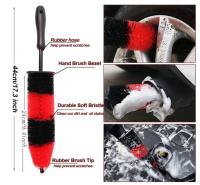 China Exterior Interior Car Detailing Brush Set 19 Pcs Nylon Material for sale