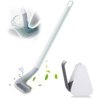 China Deep Cleaning Removable Golf Toilet Brush Set With Long Handle for sale