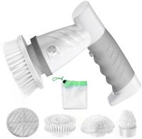 China Bathroom Electric Spin Scrubber Cordless Motorized With 4 Replaceable for sale