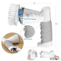China Bathroom Electric Spin Scrubber Cordless Motorized With 4 Replaceable for sale