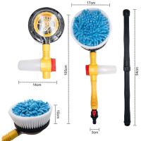 China Rotating Car Wash Brush High Pressure With Cleaner Cup for sale