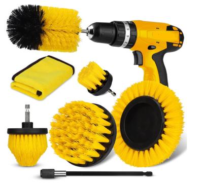 China PP Drill Brush Attachment Set 7 Pieces For Cleaning for sale
