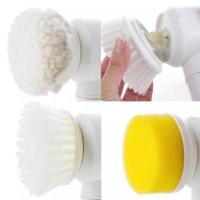 China 5 In 1 Multifunctional Cleaning Brush  With 3 Replacement Brush Heads for sale