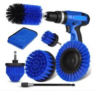 China 25mm Bristle Drill Brush Attachment Set 7 Pieces Cordless Screwdriver for sale