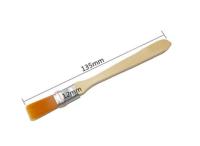 China 30 Piece Nylon Bristles Flat Paint Brush Set 13.5 Cm Long With Wood Handle for sale