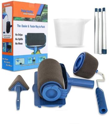 China 19x9x20cm Pro Runner 8 Piece Paint Roller Set With Stainless Handle OEM for sale