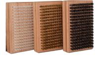 China 3x4.5in Snowboard Ski Wax Brush Kit 8mm Horsehair Bristles for sale