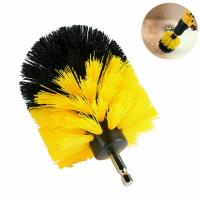 China 3pcs Yellow Drill Scrubber Brush 3.5in for sale