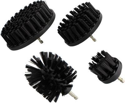 China 4pcs Drill Brush Attachment Set Power Scrubber Brush Cleaning Kit for sale