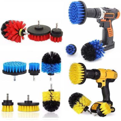 China 25mm All Purpose Power Scrubber Cleaning Kit 3pcs Grout Brush For Drill Per Set for sale