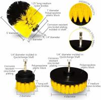 China Drill Cleaning Brush 3pc Power Scrubber Brush For Home Cleaning for sale