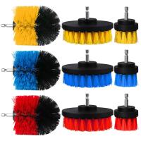 China 25mm All Purpose Power Scrubber Cleaning Kit 3pcs Grout Brush For Drill Per Set for sale