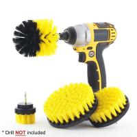 China SGS 3.5in Nylon Drill Brush Attachments Cleaning Kit Electric Brush Scrubber 250g for sale