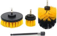 China Drill Brush Attachment 4pcs Scrubber Brush Kit with Extend Attachment for sale