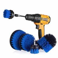 China 12.7cm Household Power Drill Cleaning Brush Attachment Scrubber Set 300g for sale