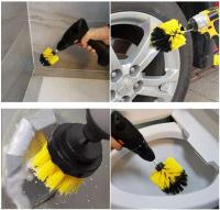 China Drill Brush Power Scrubber Brush Cleaning Kit 10Pcs Drill Brush Attachment for sale