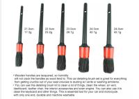 China 5pcs Car Cleaning Brush Kit Automative Detailing Brush 8.07