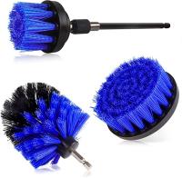 China Blue Colour 4 Pieces Brush For Cordless Drill Attachment, Scrubber Cleaning Kit for sale