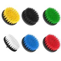 China Electric Plasstic Soft Drill Brush Attachment for Cleaning Carpet Leather Glass Car Tires Upholstery Sofa for sale