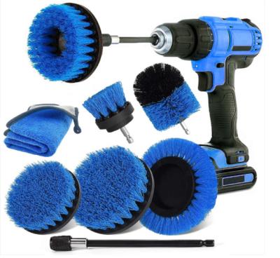 China Brush attachment drill set 8 pieces,Drill Scrubber Brush for cordless screwdriver for sale