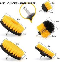 China 375g Household Cleaning Drill Brush Attachment For Car Detailing 2/3.5/4/5In for sale
