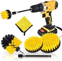 China Filament Diameter 0.55mm Nylon Cleaning Brush For Drill Scrubber Set 6.5mm Plate Hole for sale