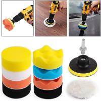 China 4in Car Foam Drill Polishing Pad Sponge Attachment 125g for sale